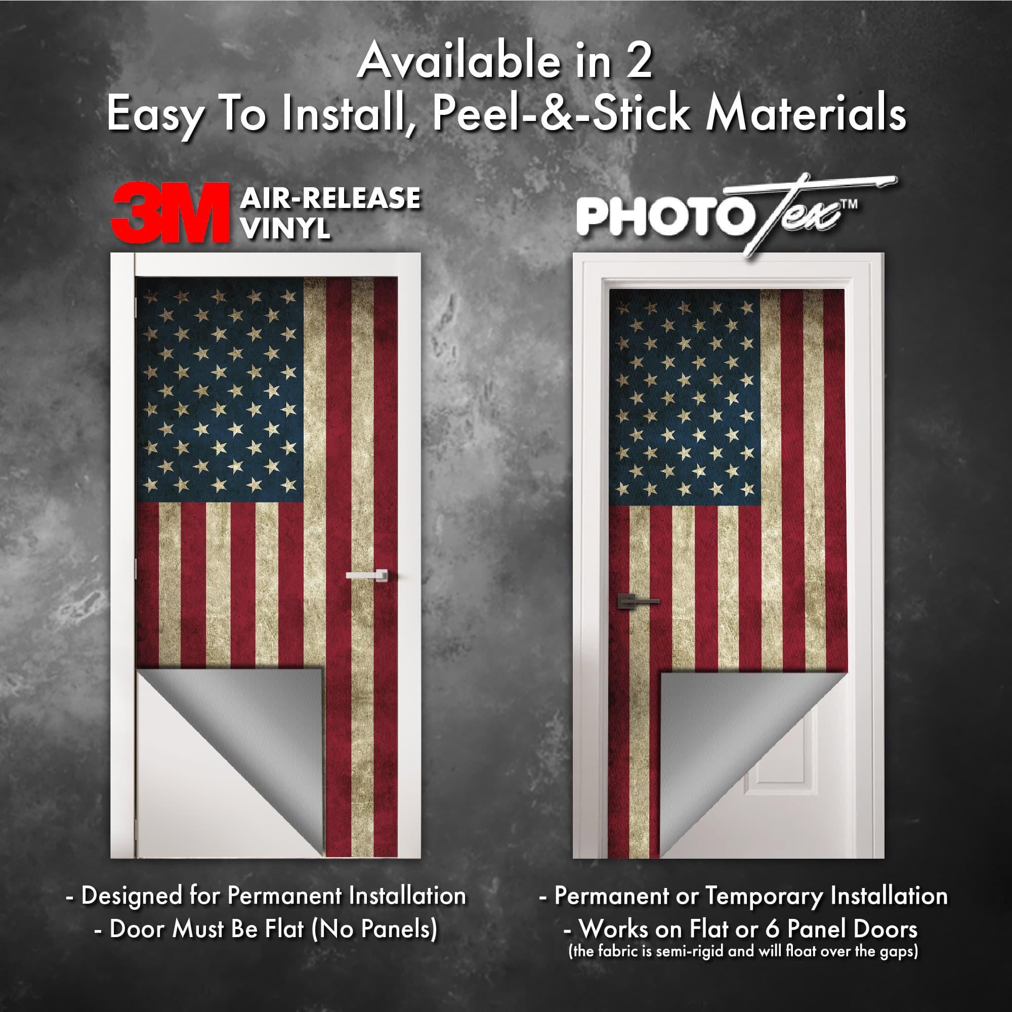 Carrara Marble Slab Texture Door Wrap (white), Custom Printed, Made-to ...