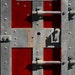 Jail Exit With Window Bars Door Wrap Red, Custom Printed, Made-to-order ...