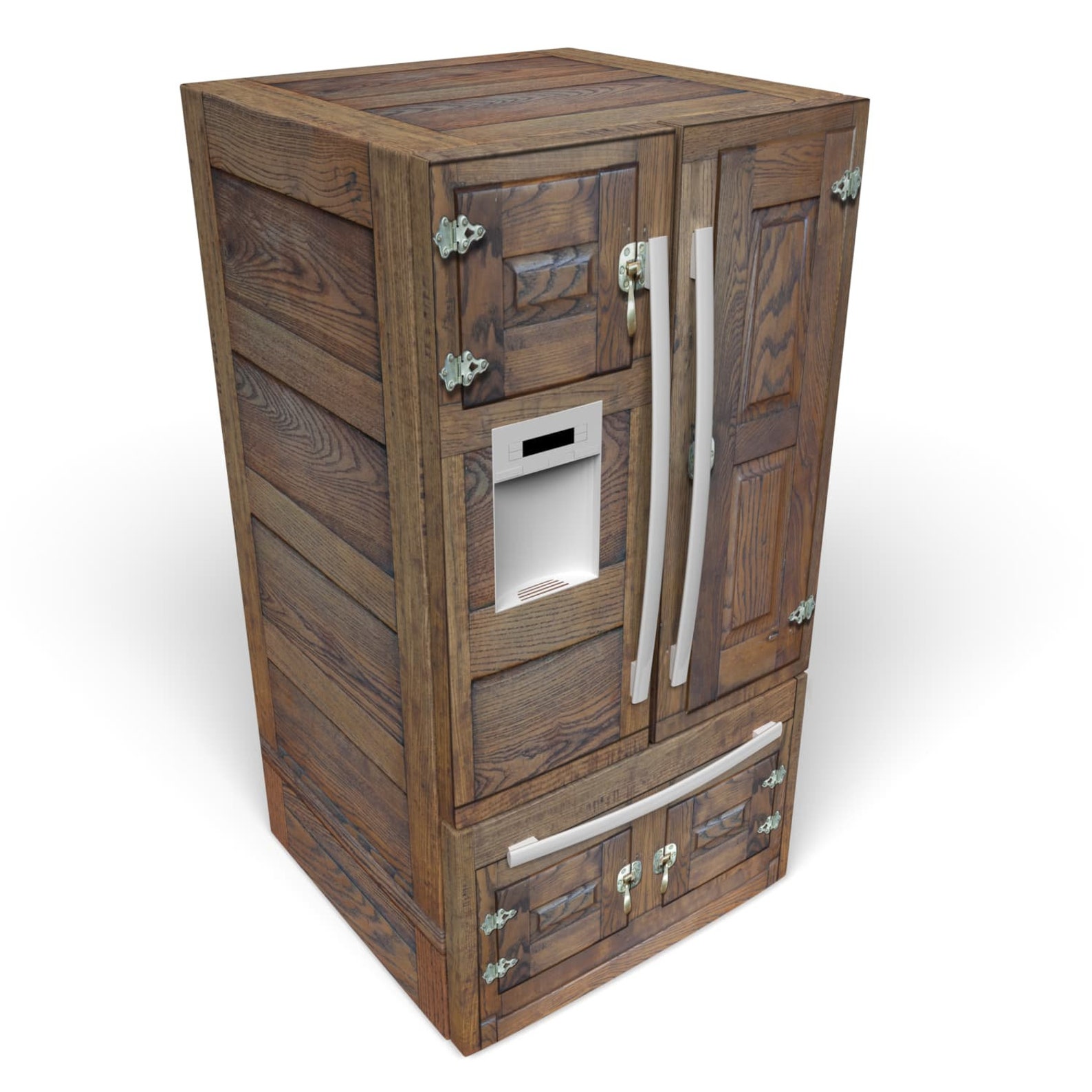 Vintage Icebox #1 Custom-printed Refrigerator Wrap - Etsy