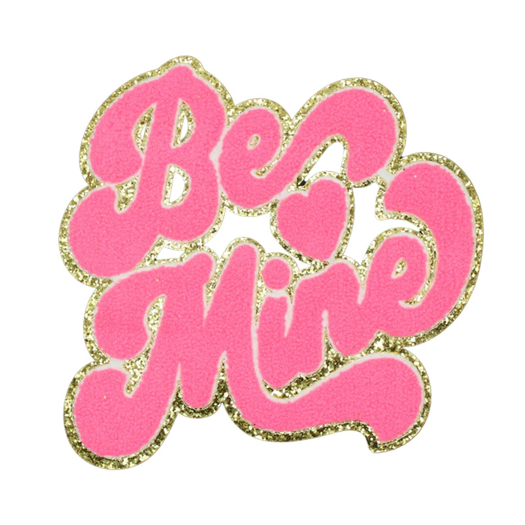 Be Mine Patch (large/chenille) IRON ON - Etsy