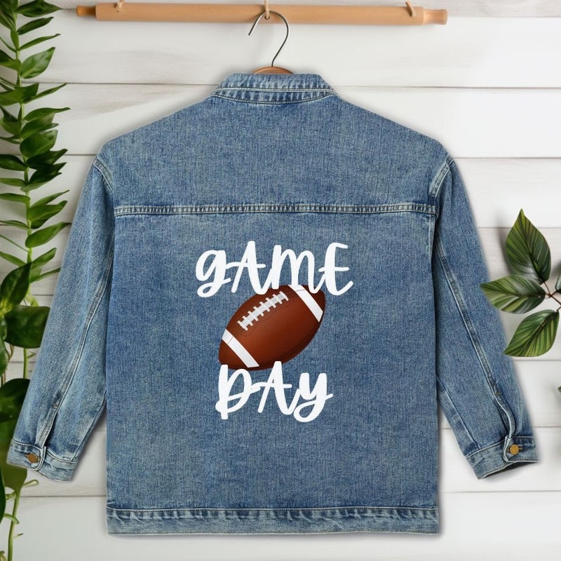 College Jean Jacket - Etsy