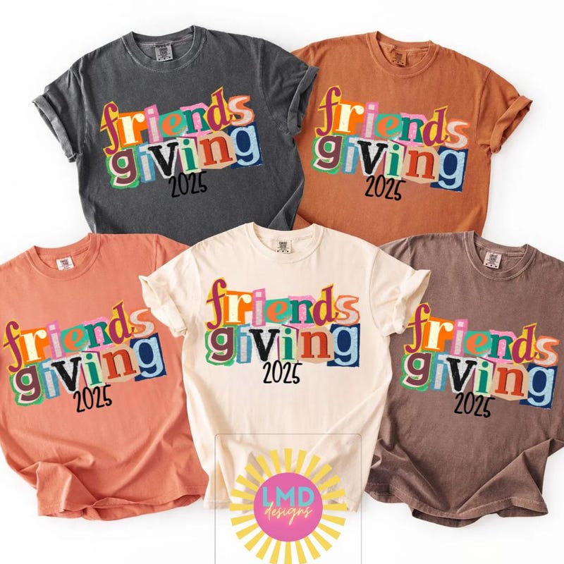 Friends Giving 2025 Shirt - Etsy