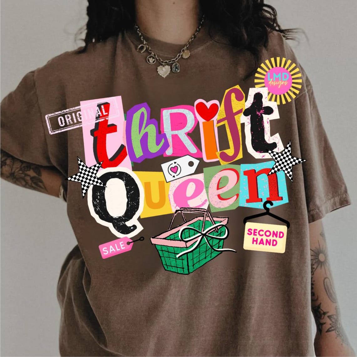 Thrift Queen Png, I’d Rather Be Thrifting PNG, Thrift Aesthetic Shirt ...
