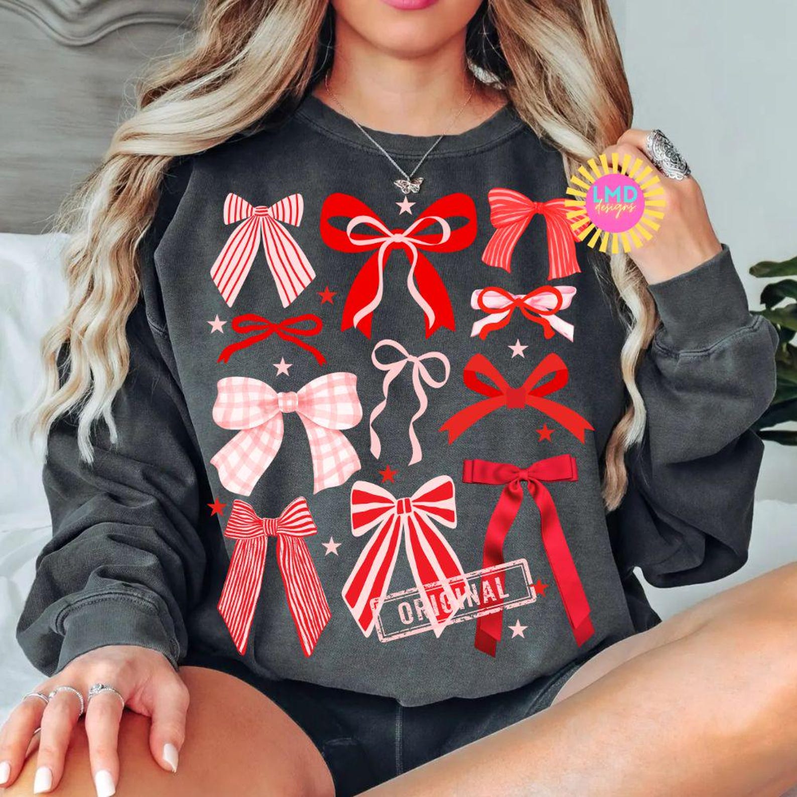 Coquette Bows Png, Pink and Red Bow Collage Sublimation, Trendy Bows ...