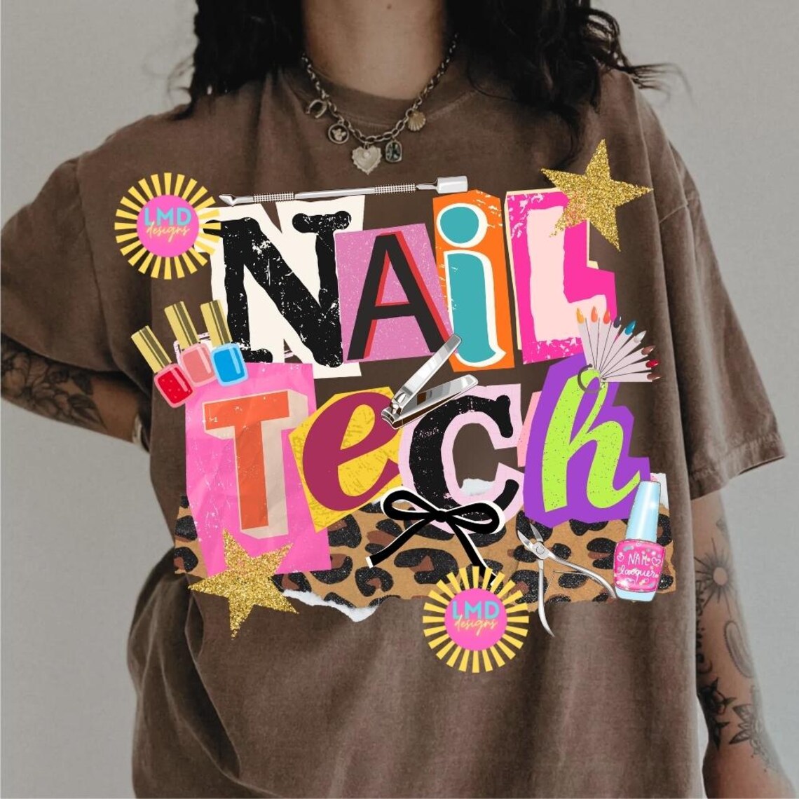 Nail Tech Png, Preppy Nail Technician Png, Cute Nail Tech Sublimation ...