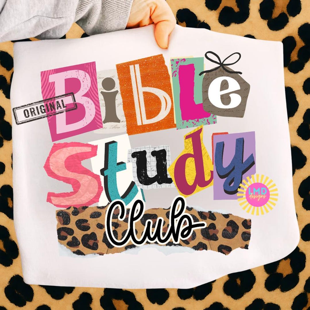 Bible Study Club Png, Christian PNG, Christian Retro Sublimation Design ...