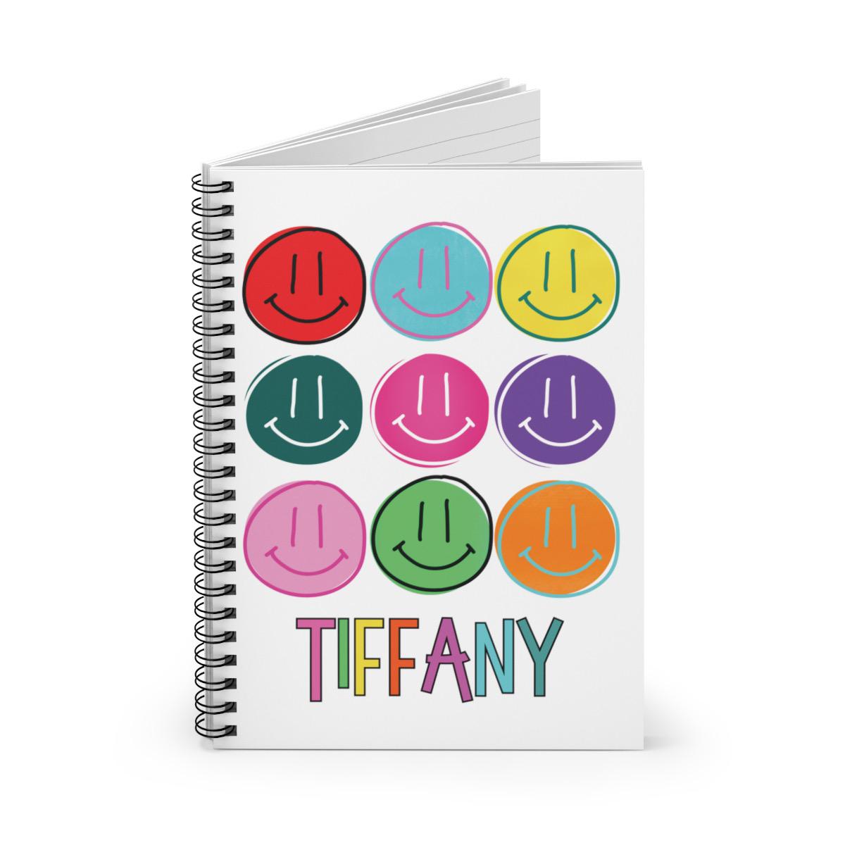 Personalized Smiley Notebook, Smiley Notebook, Smile Face Journal ...