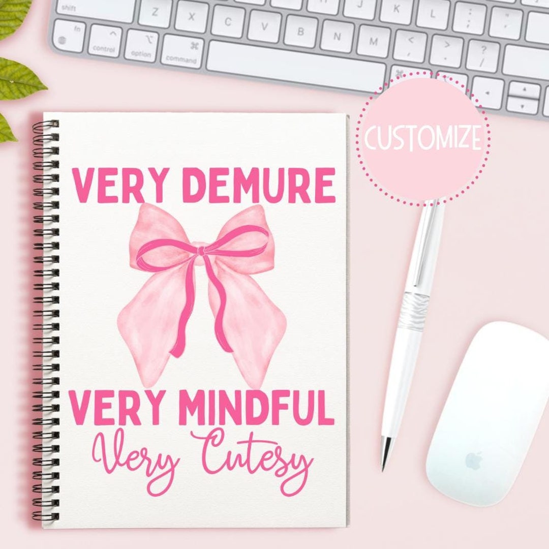 Cuaderno muy recatado, muy recatado, muy consciente, diario recatado ...