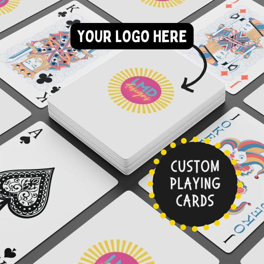 Personalized Playing Cards, Custom Logo Playing Cards, Customized Gifts ...