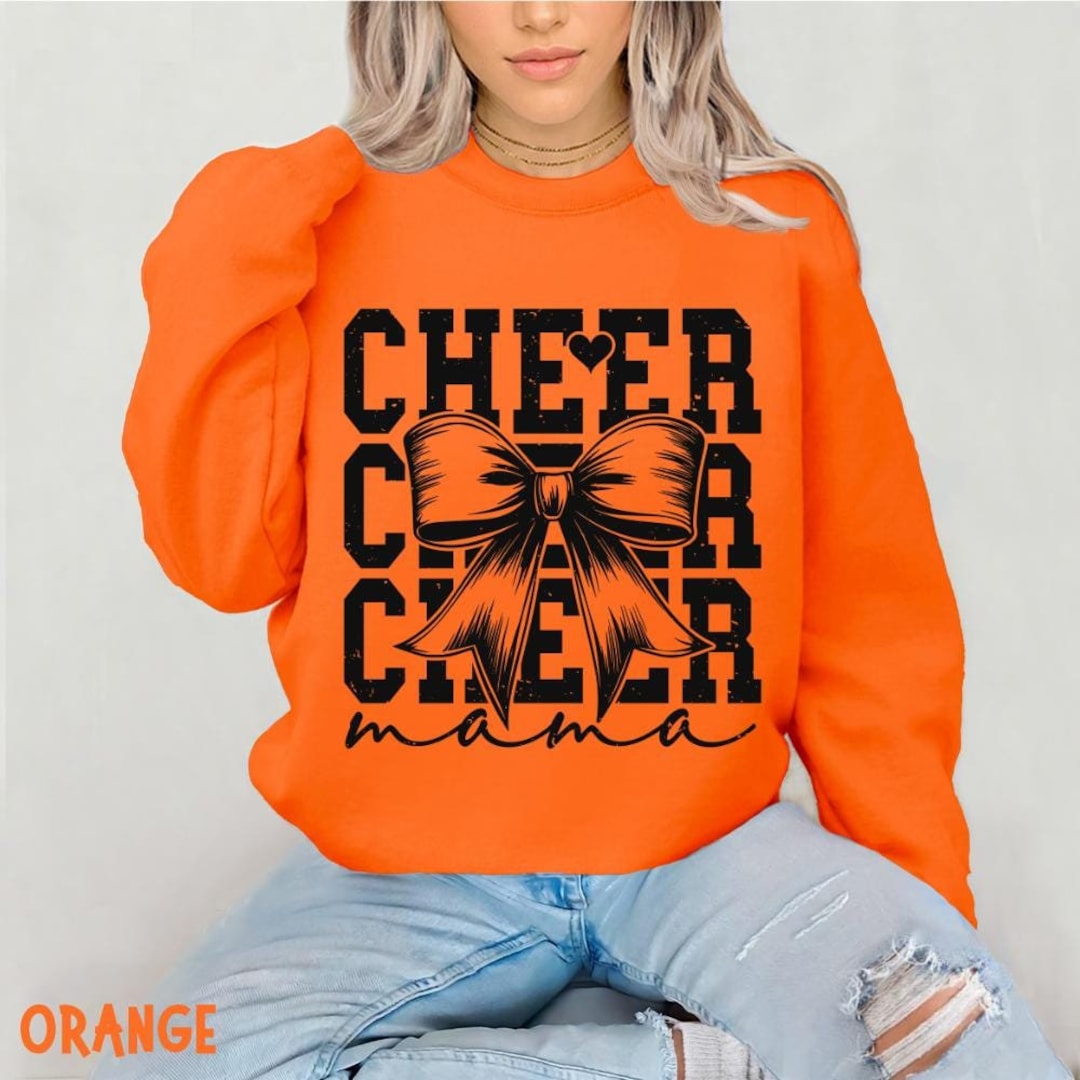 Cheer Mom Sweatshirt, Cheer Mama Gift, Cheer Sweatshirt for Moms ...
