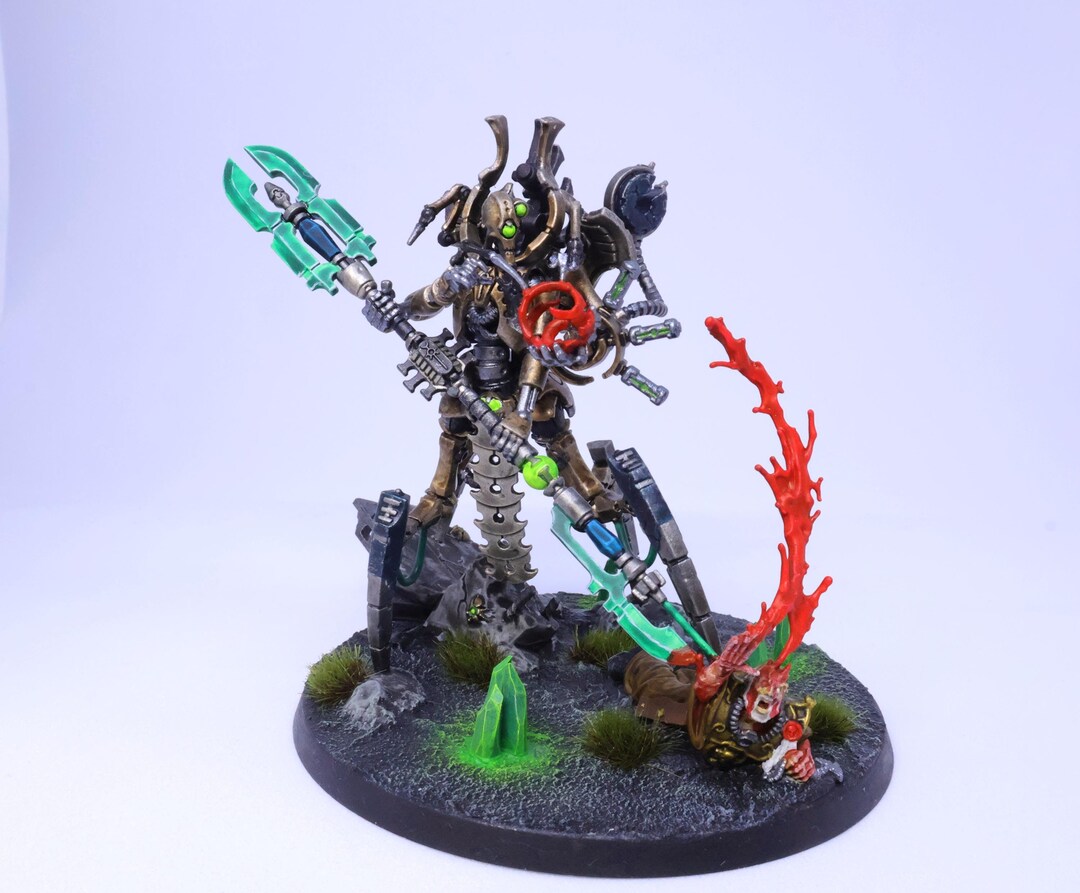 Necron Illuminor Szeras Painted With Ready Base Warhammer 40000 - Etsy