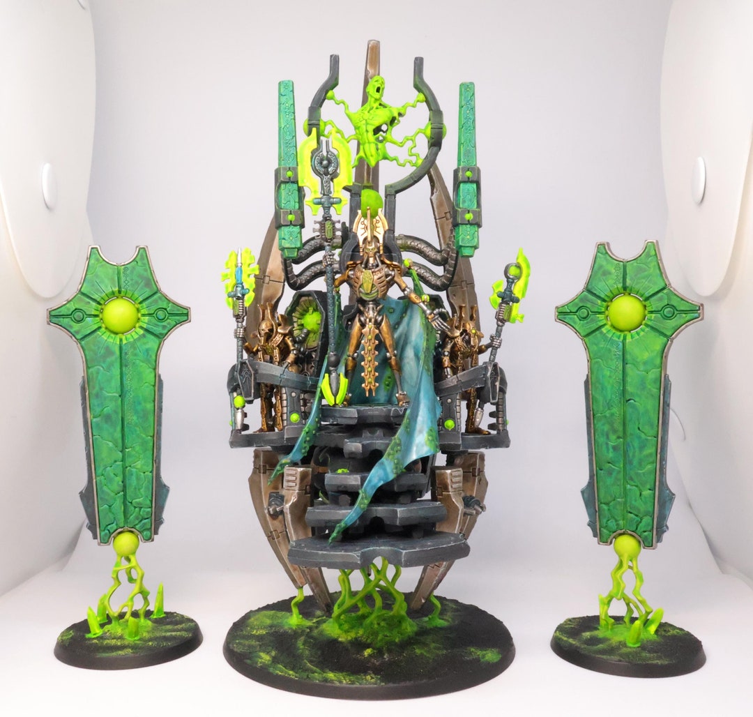 Necron Silent King Szarekh Painted Warhammer 40000 - Etsy