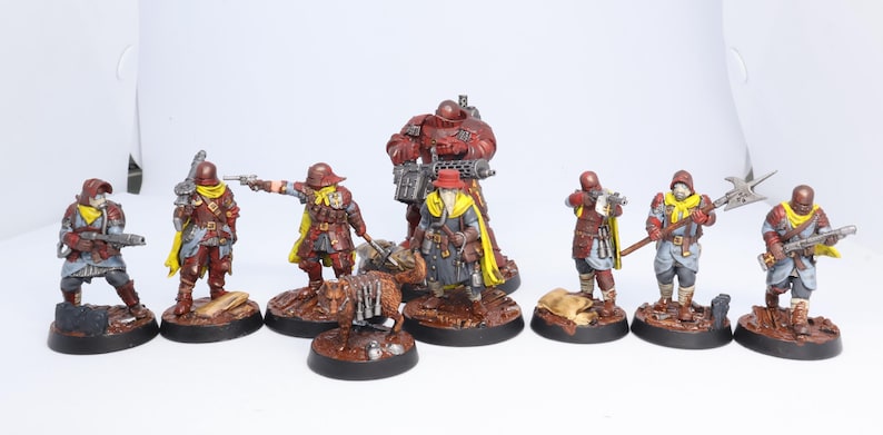 Red Brigade Trench Crusade Painted New Antioch Warband - Etsy
