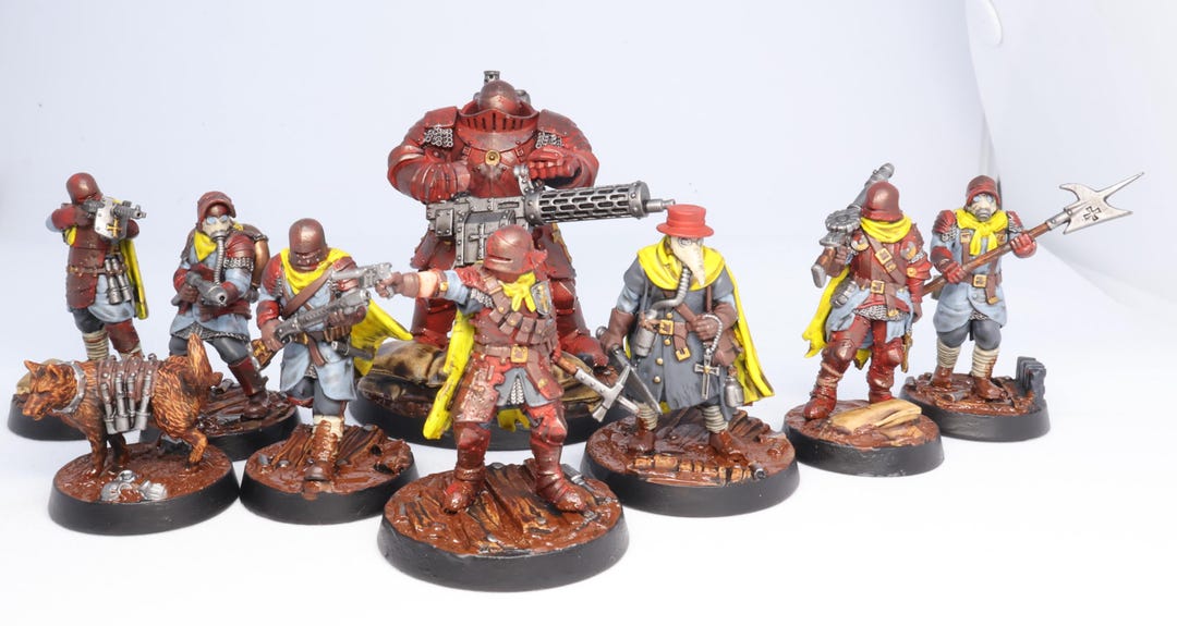 Red Brigade Trench Crusade Painted New Antioch Warband - Etsy