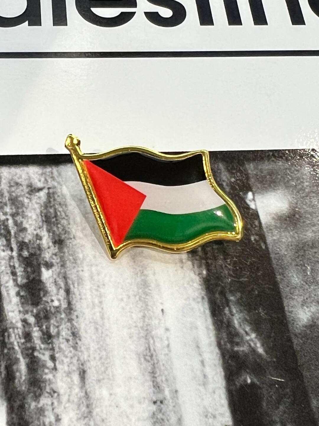 Palestinian Flag Pin – Enamel Lapel Pin | Free Palestine Support ...