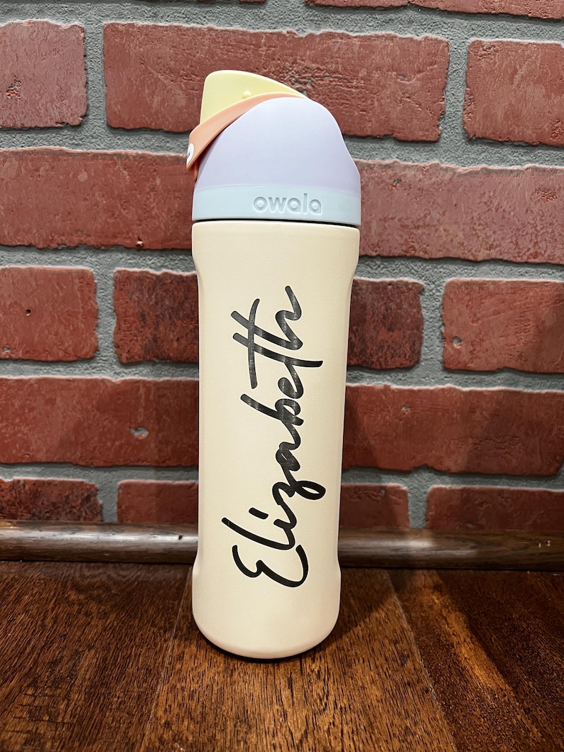 Custom Engraved Owala Water Bottle: 24oz Stainless Steel Freesip - Etsy