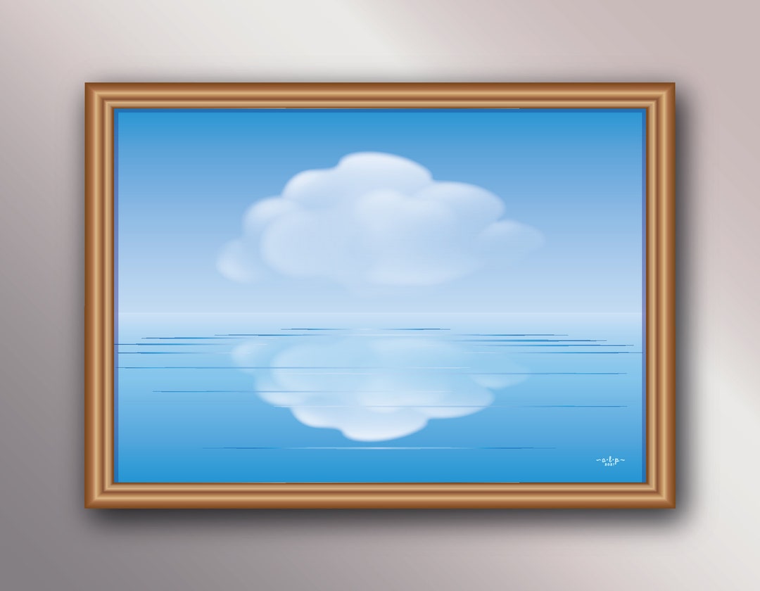 Cloud Inspiration Printable Art, Cloudscape Art Print, Original Digital ...