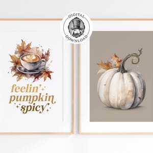 Fall Print Bundle Autumn Favorites Wall Art Thanksgiving 004-0008 - Etsy