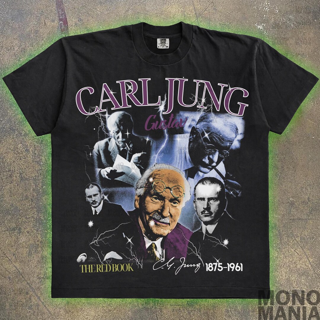 Carl Jung Tshirt Vintage 90s Gangsta Lightning Shirt Psychology Gift ...