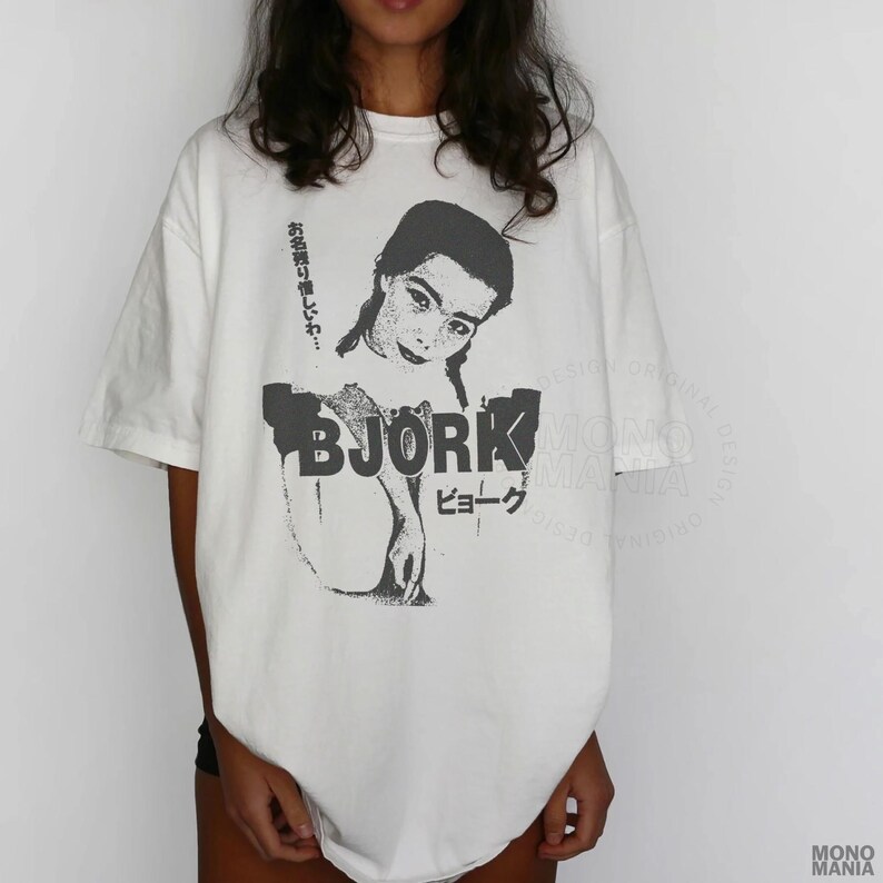 Bjork Shirt, Björk Tshirt, Japanese Tour T-shirt | Comfort Colors Tee ...