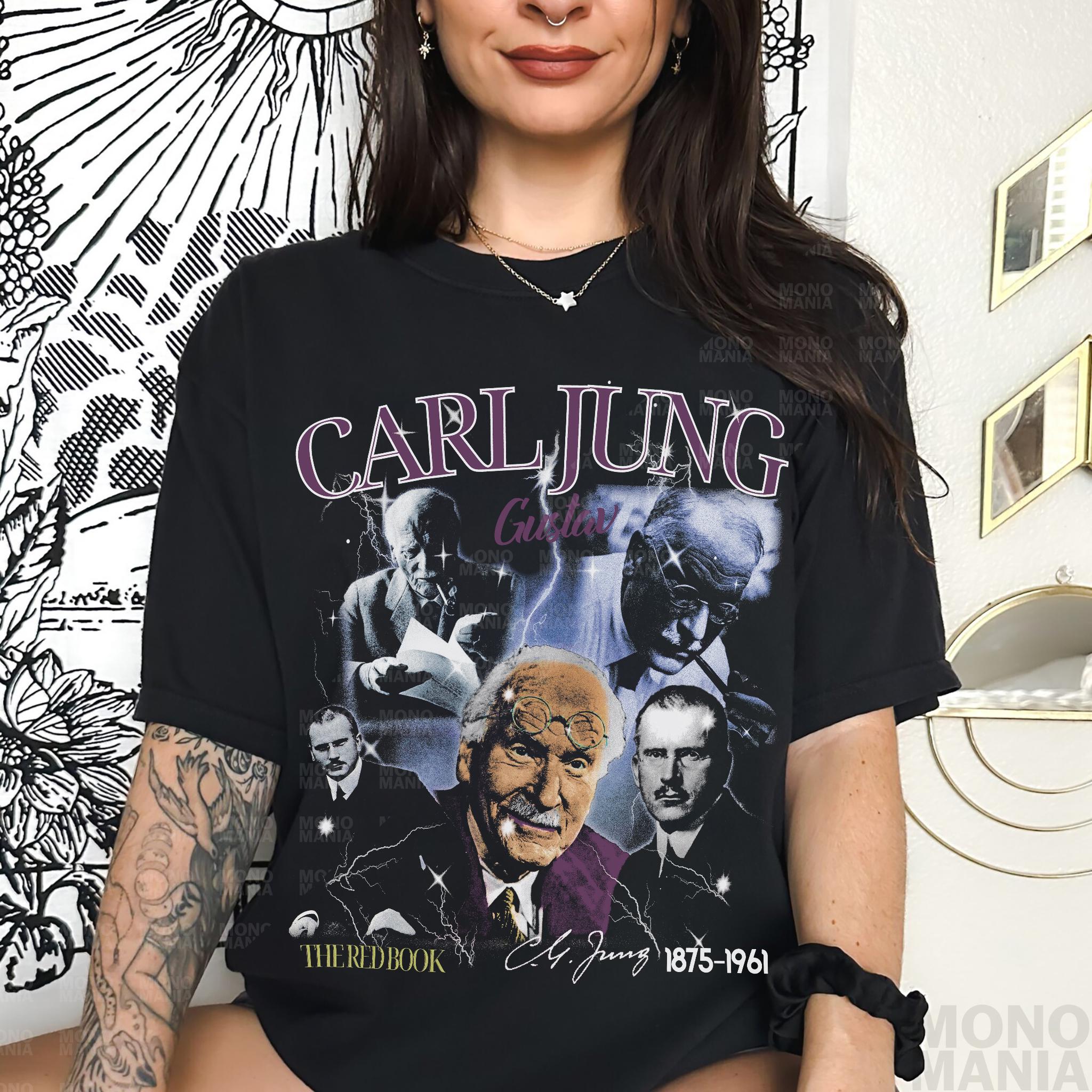 Carl Jung Tshirt Vintage 90s Gangsta Lightning Shirt Psychology Gift ...