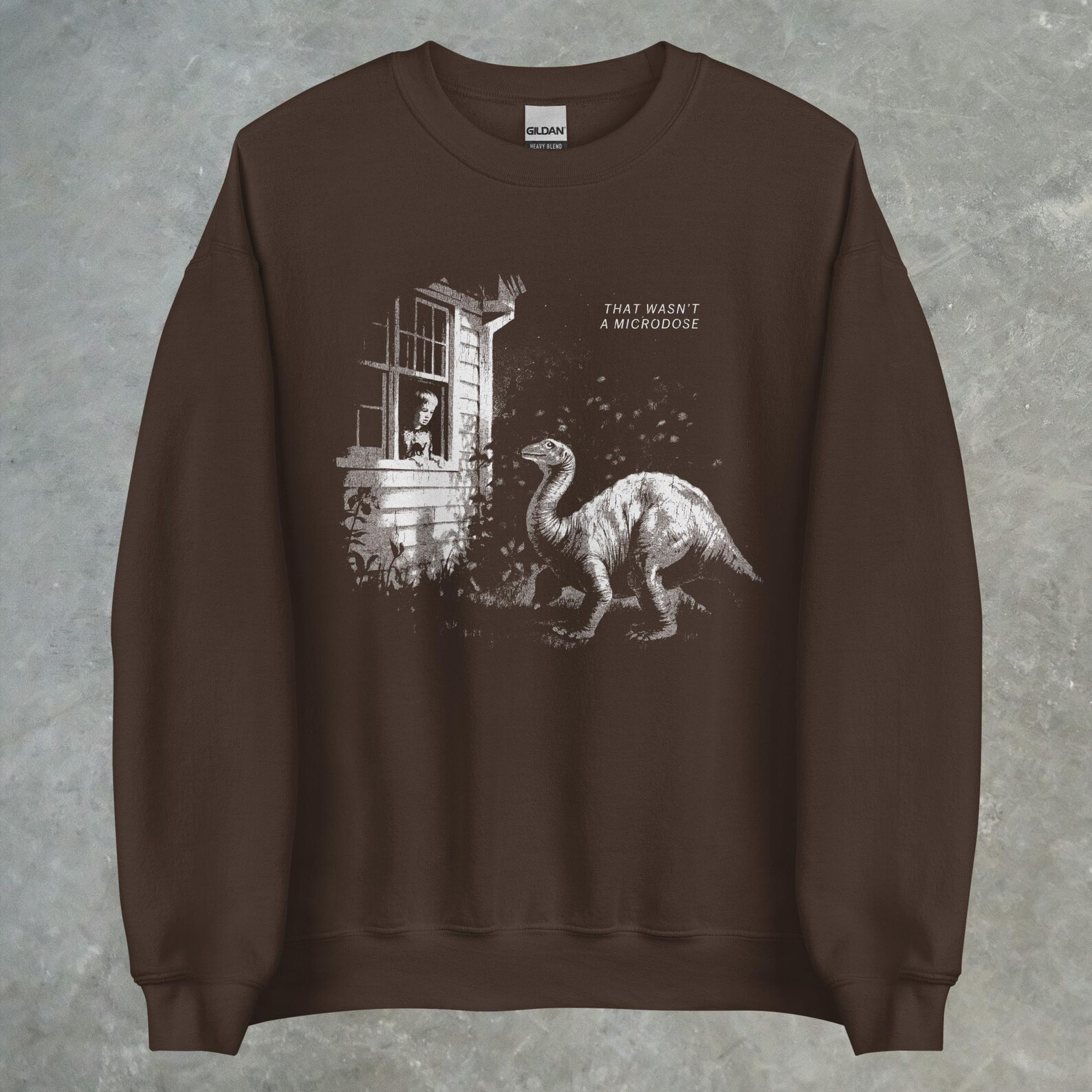 That Wasn't a Microdose, Dinosaur Vintage Sweatshirt Festival Outfit ...