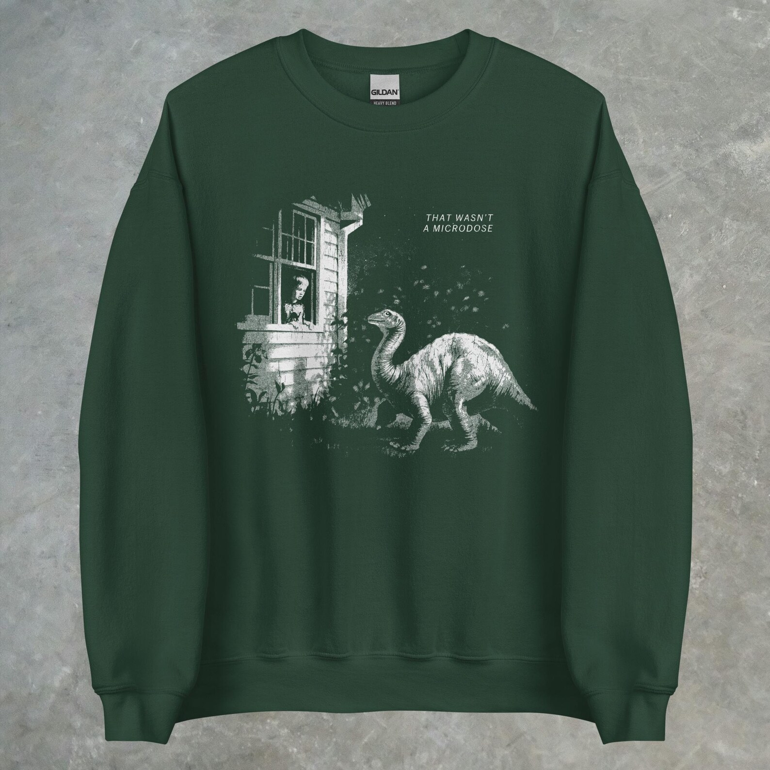 That Wasn't a Microdose, Dinosaur Vintage Sweatshirt Festival Outfit ...