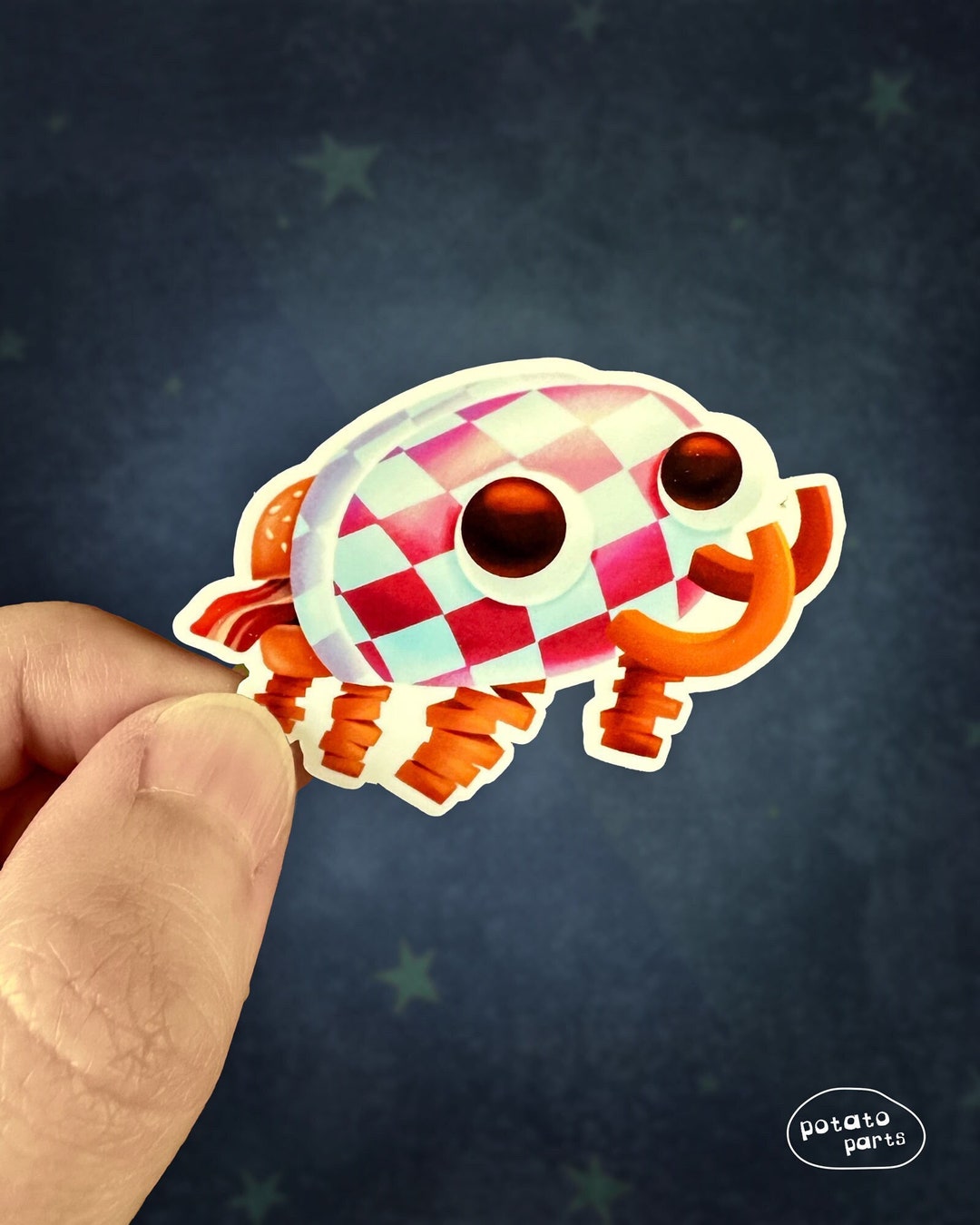 BBQ Bunger Die Cut Sticker - Bugsnax Vinyl Sticker - Cute Burger - Etsy