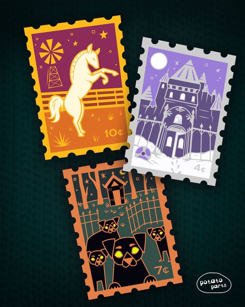 Nancy Drew Postage Stamp Die Cut Stickers - Three Vinyl Stickers - Etsy