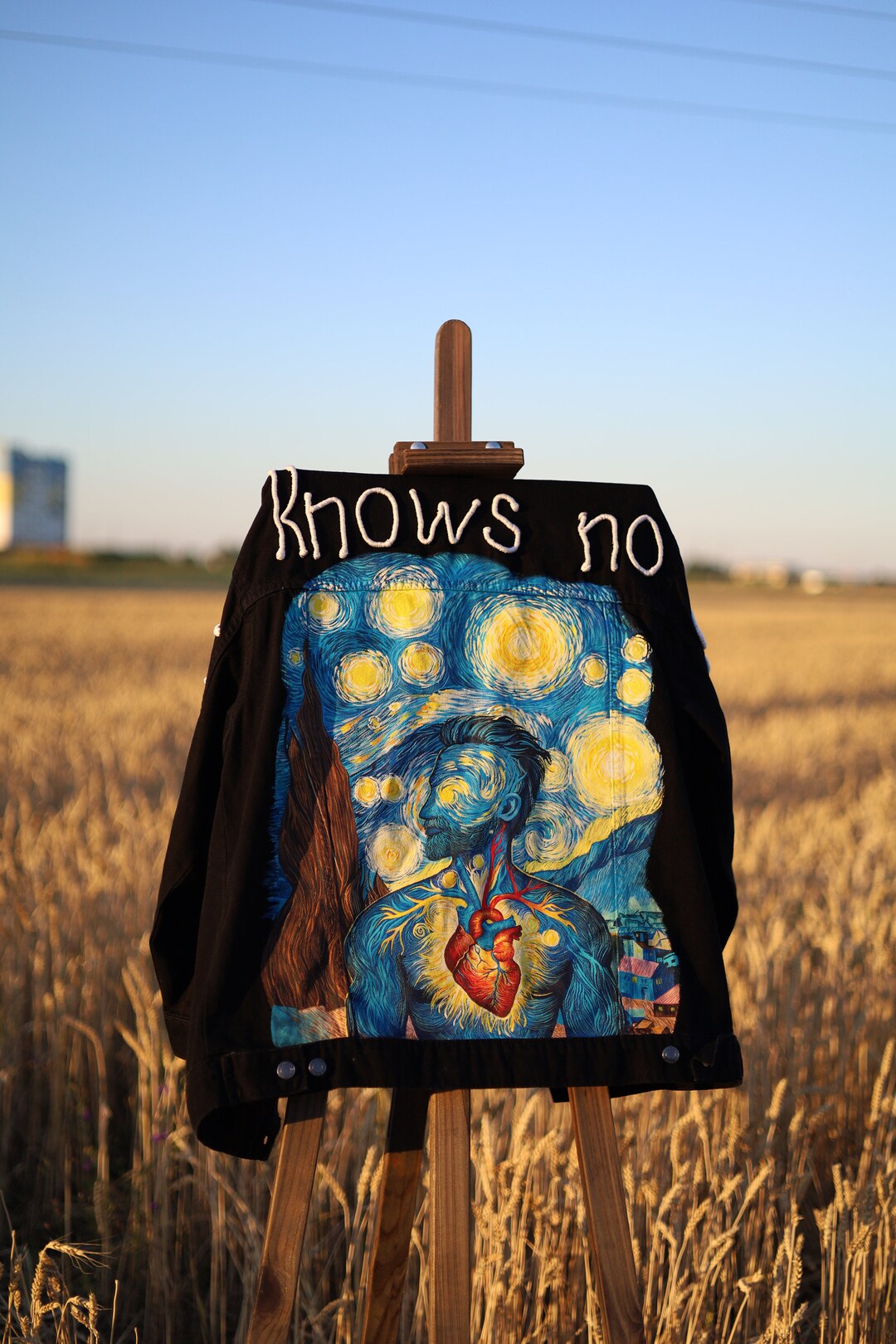 Personalized Denim Jacket, Custom Hand-painted Denim Jacket Hand ...