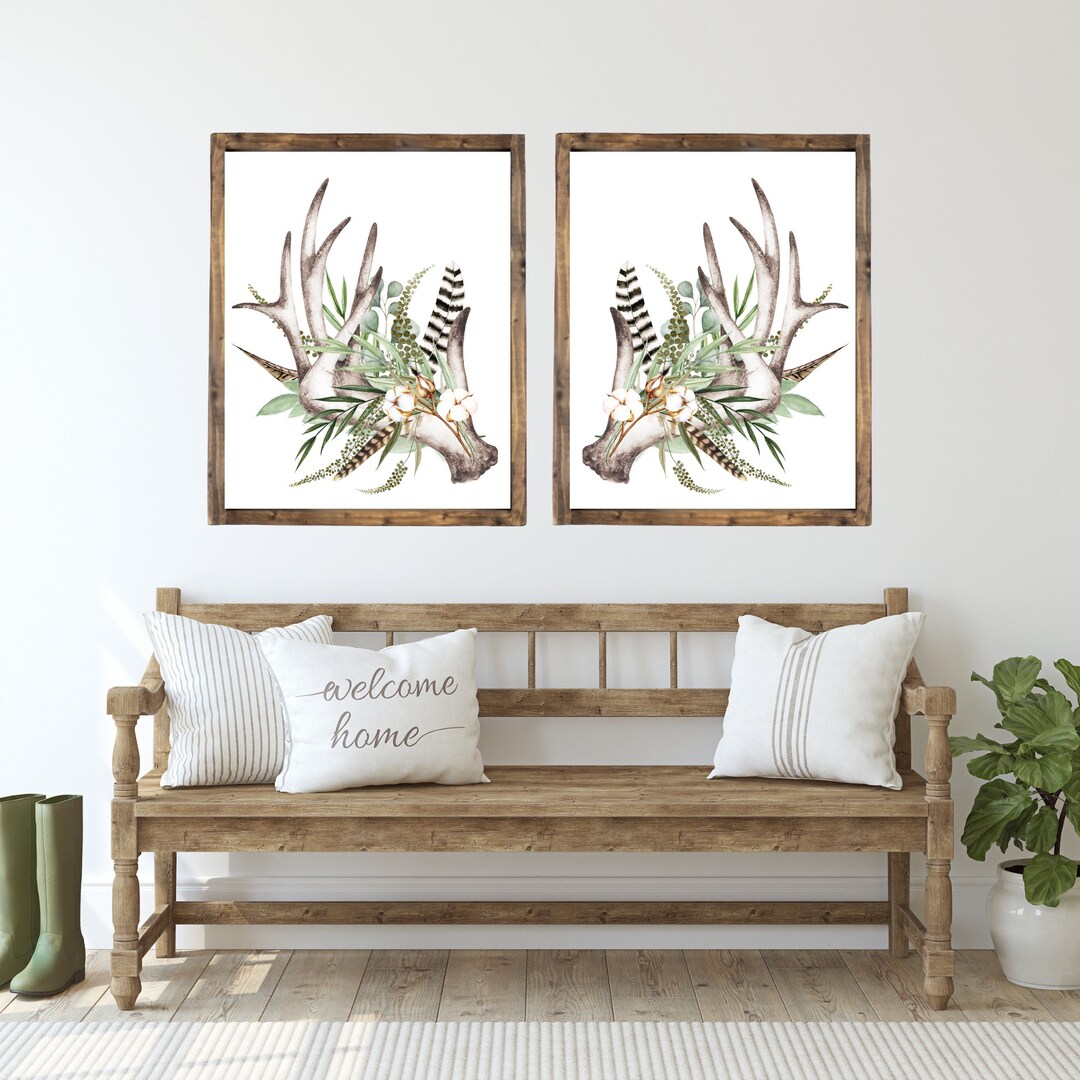 Boho Chic Wall Decor, Boho Chic Wall Art, Boho Artwork, Boho Canvas ...