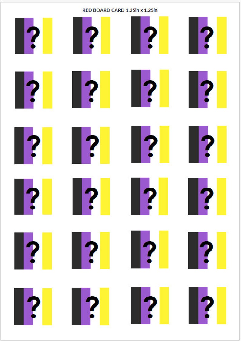 Guess Who Cards, Board Game Cards, Game Card, Game Night, Digital Cards ...