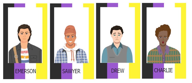 Guess Who Cards, Board Game Cards, Game Card, Game Night, Digital Cards ...