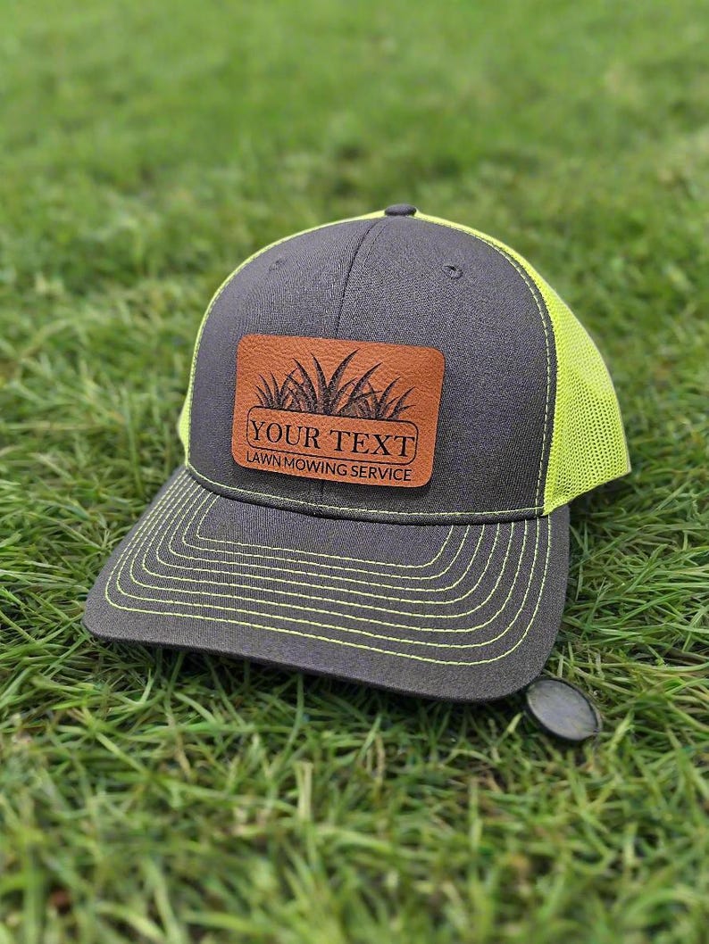 Custom Lawn Care/landscaping Company Hi-viz Hat - Etsy