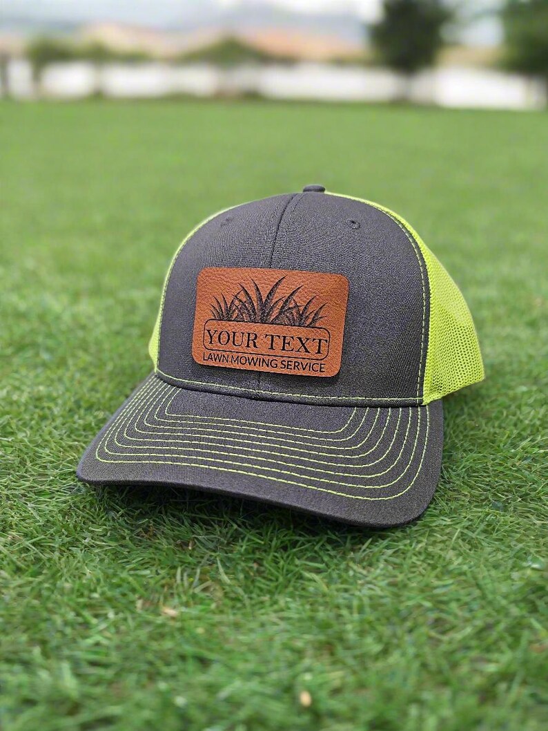 Custom Lawn Care/landscaping Company Hi-viz Hat - Etsy