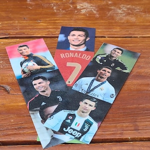 Cristiano Ronaldo Bookmarks - Etsy