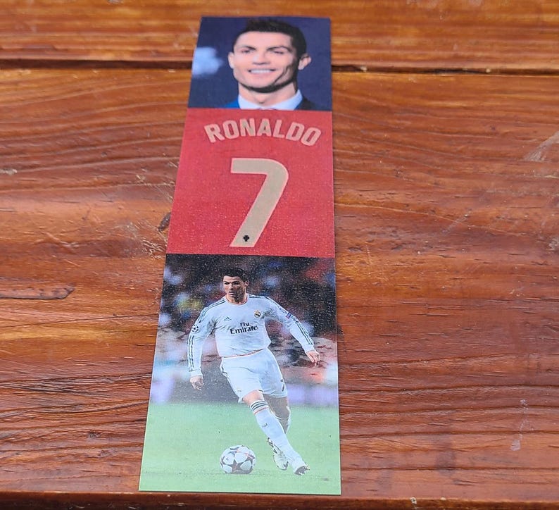 Cristiano Ronaldo Bookmarks - Etsy