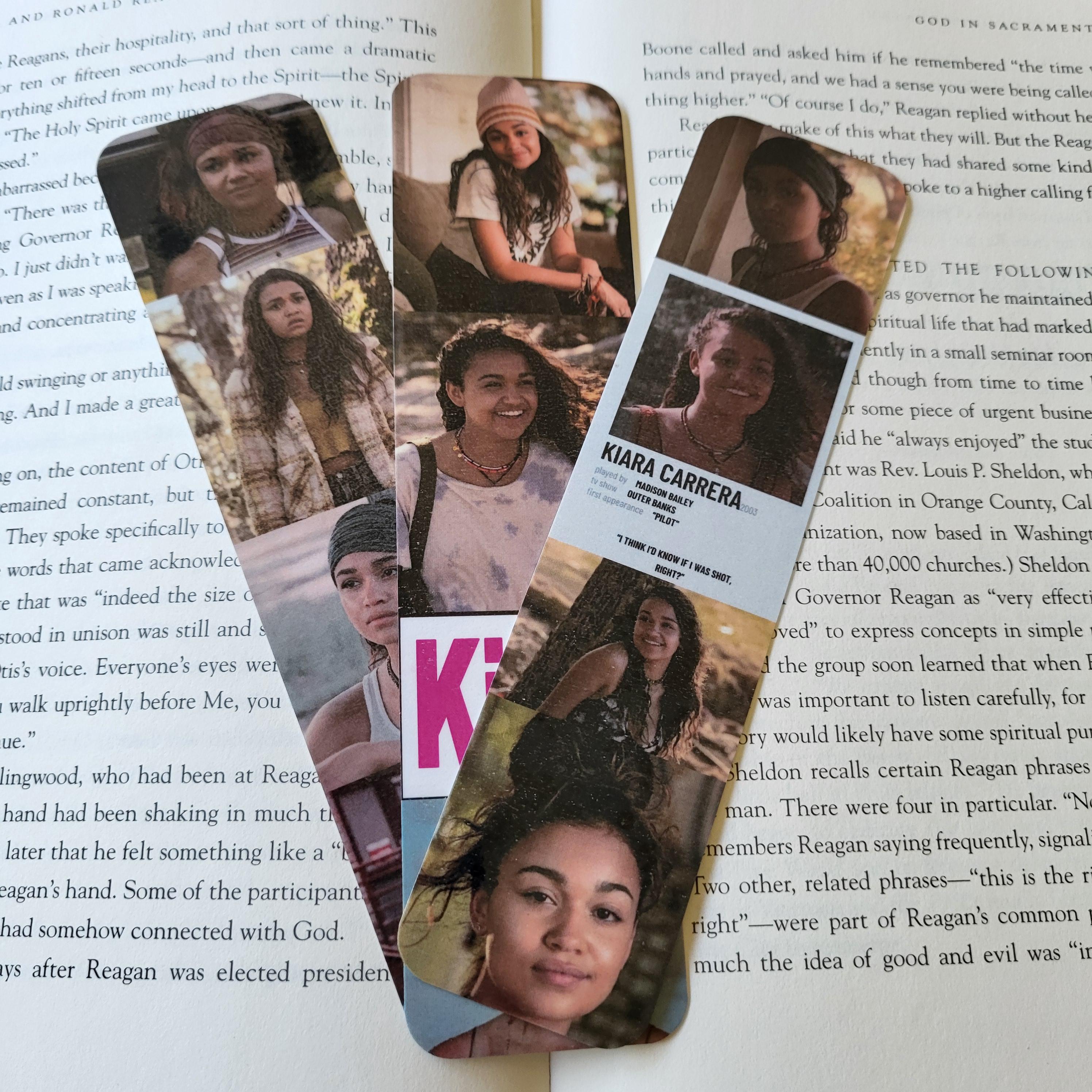 Kiara Carrera Bookmarks, Obx Bookmarks, Outer Banks - Etsy