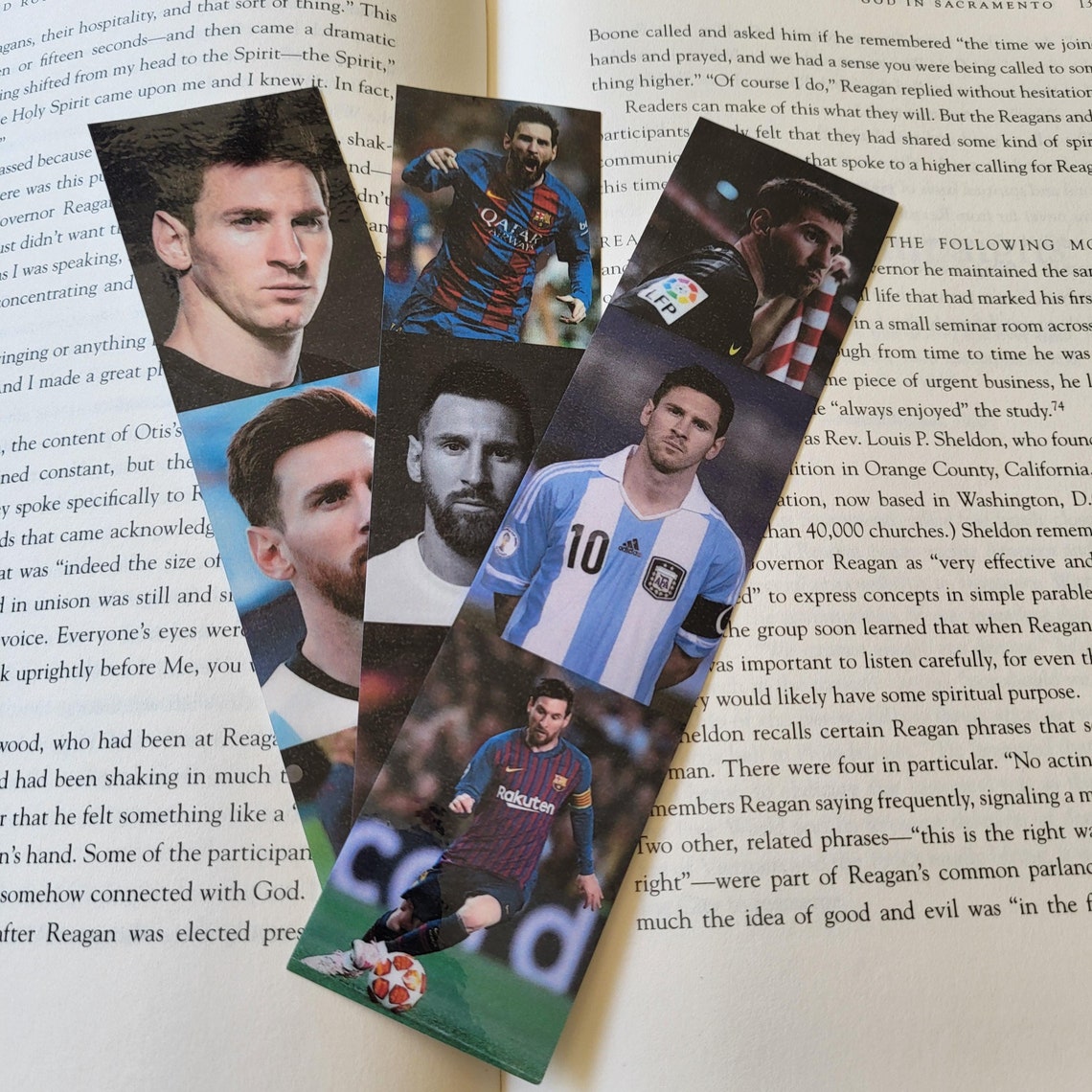 Lionel Messi Bookmarks - Etsy