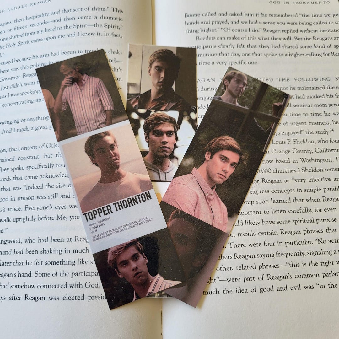 Topper Thorton Bookmarks, Outer Banks, Topper - Etsy