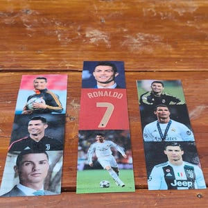 Cristiano Ronaldo Bookmarks - Etsy