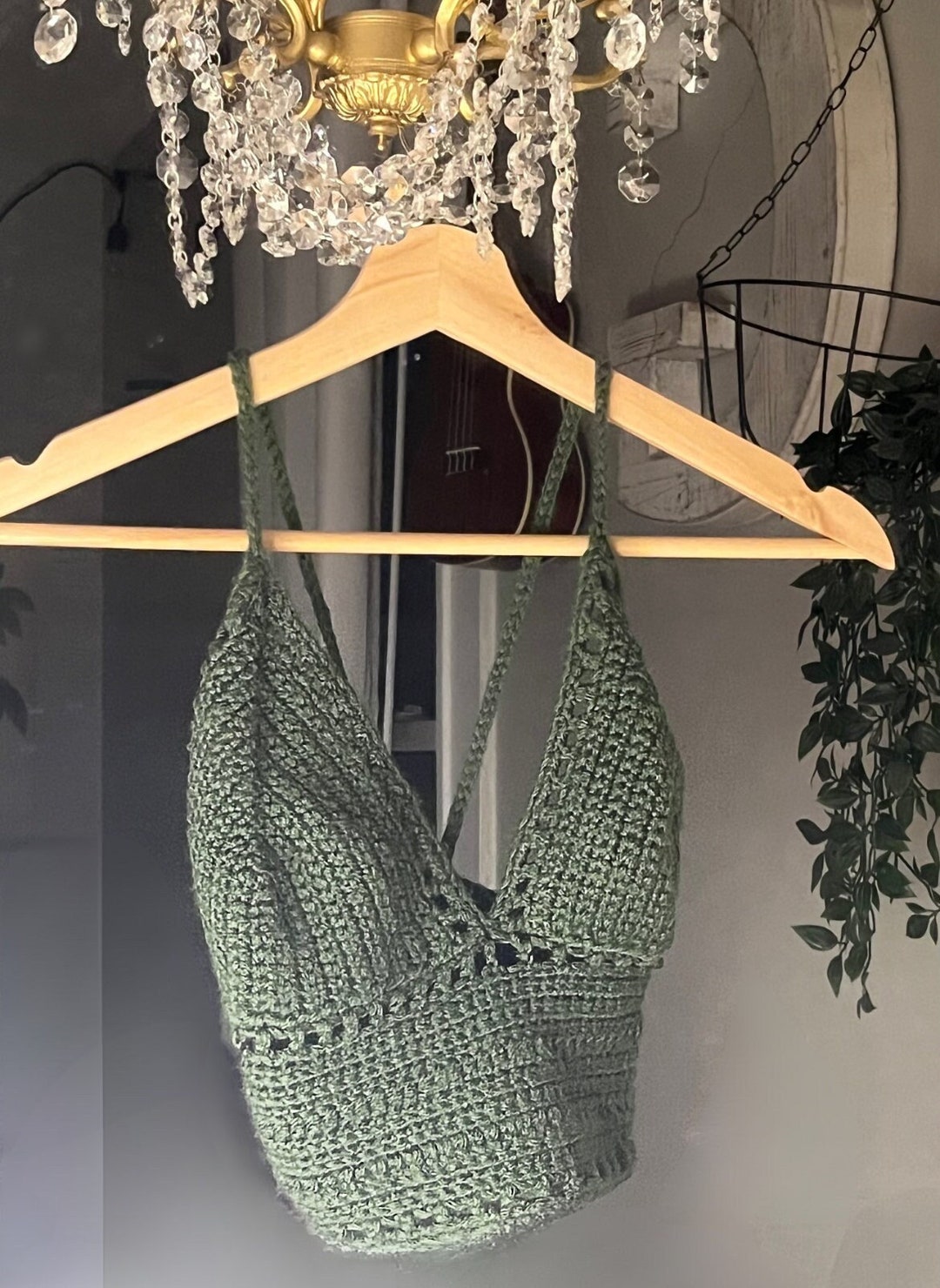 Handmade Crochet Bralette, Coquette Top, Handmade Bra, Comfortable ...