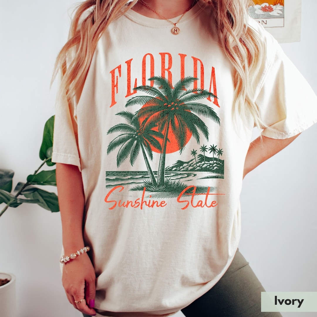 Florida Tshirt, Comfort Colors® Florida Shirt, Florida Tee, Florida ...