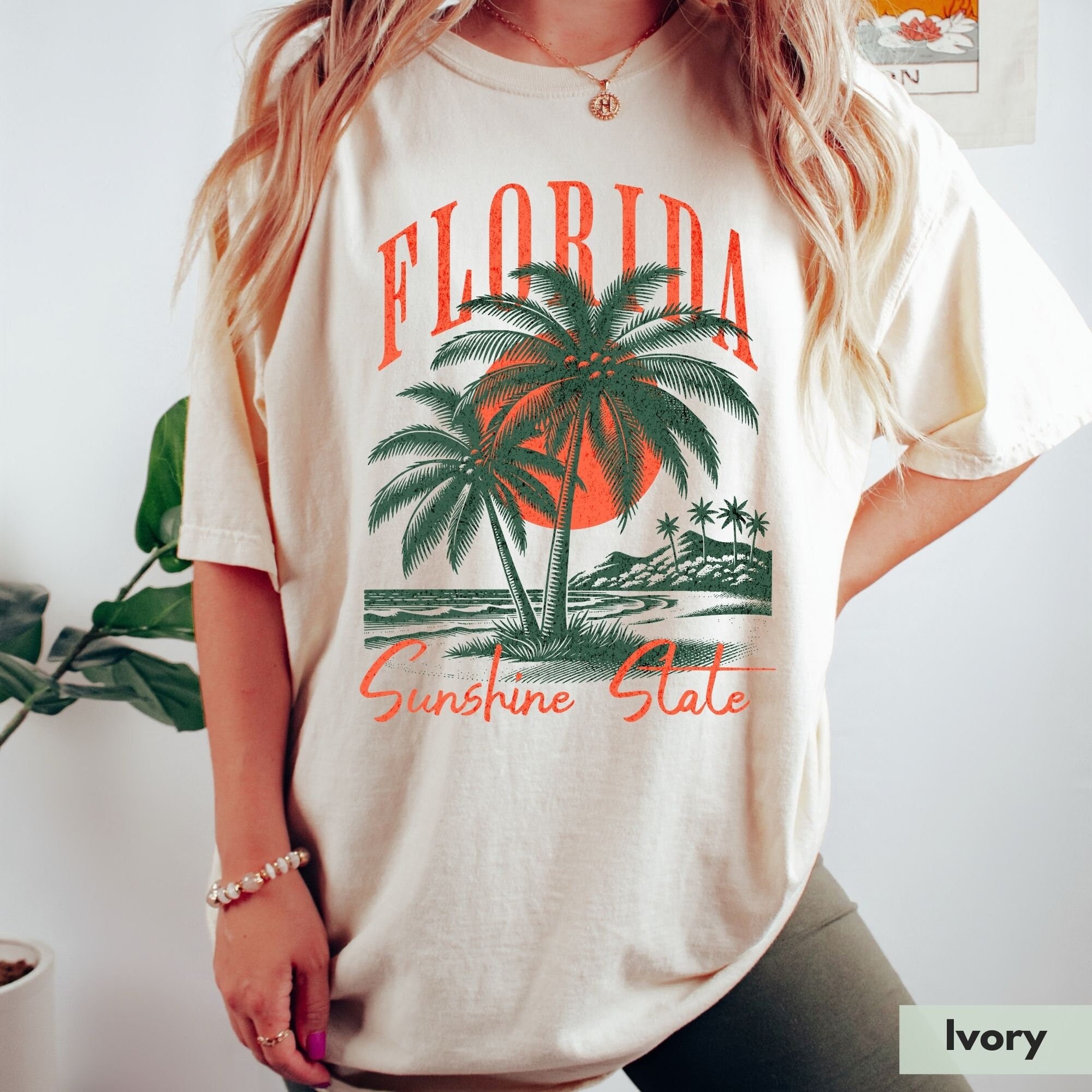 Florida Tshirt, Comfort Colors Florida Shirt, Florida Tee, Florida Shirt, Aesthetic Graphic Tee ...