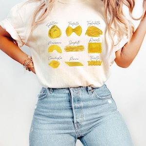 Comfort Colors® Pasta Shirt, Pasta Lover Gift, Spaghetti Shirt, Nonna ...