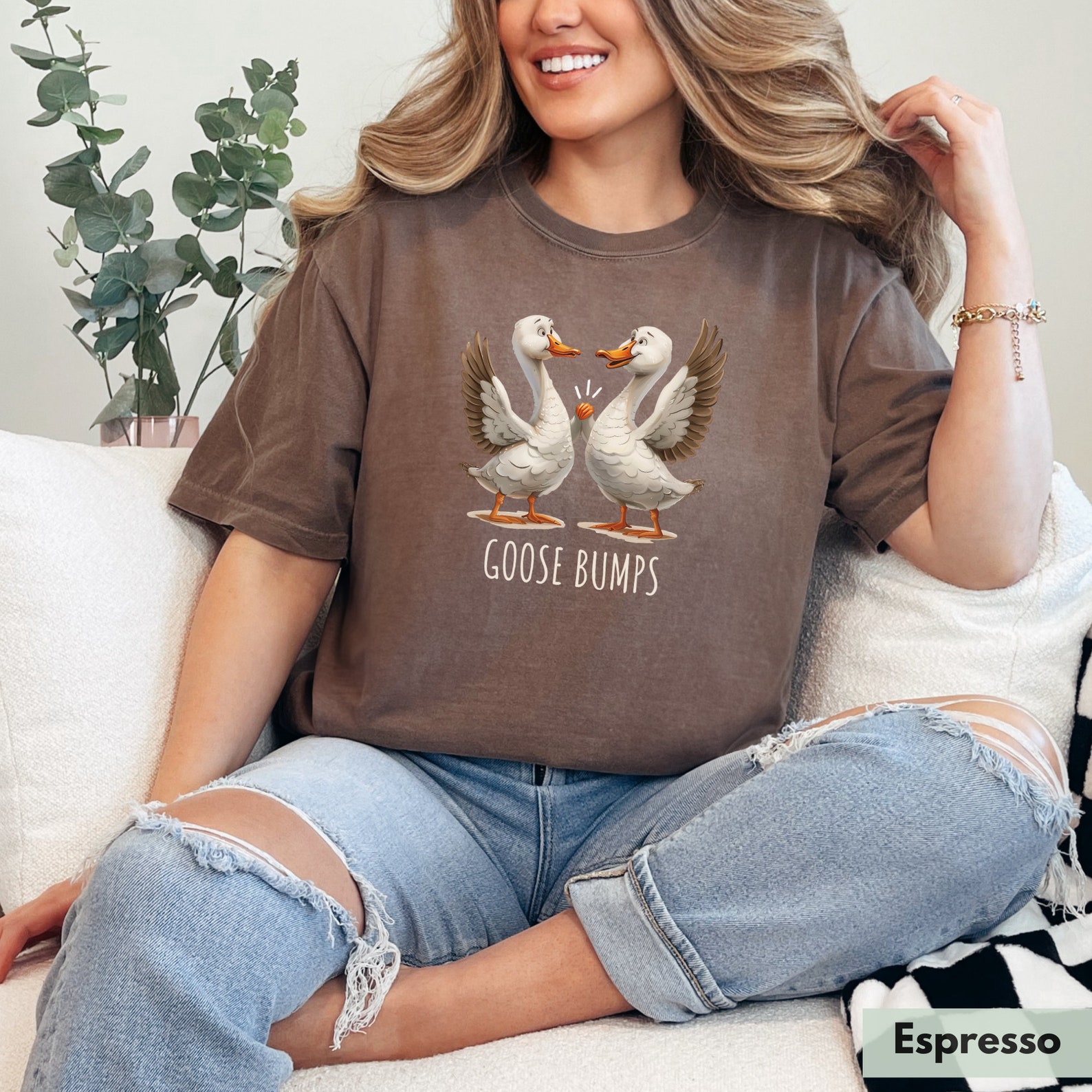 Goose Bumps Comfort Colors® Tshirt Silly Goose T-shirt Goose Lover Tee ...