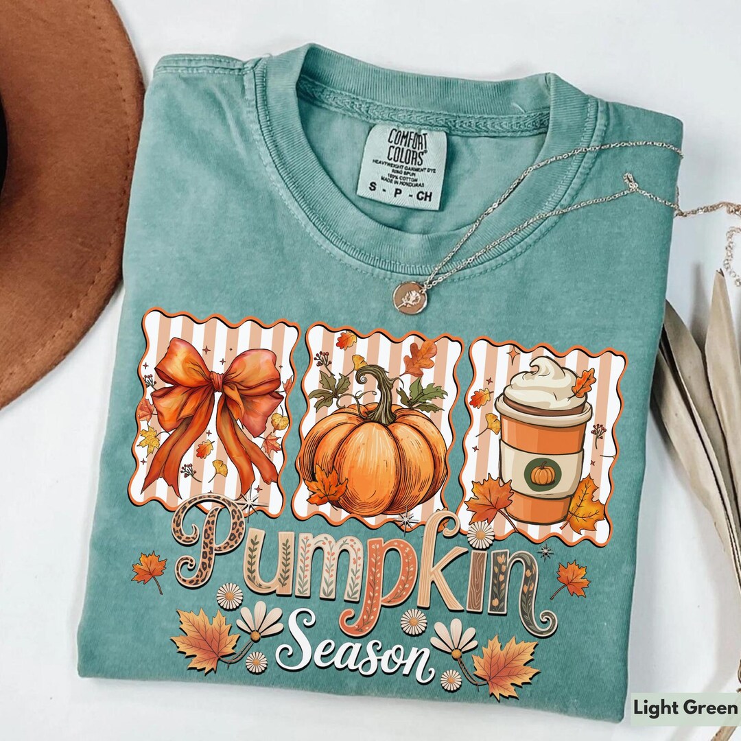 Comfort Colors® Pumpkin Season Shirt for Fall Lover Gift Halloween ...