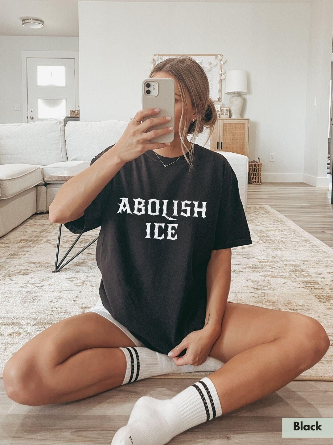 Comfort Colors® Abolish ICE Shirt, Pro Immigrant Shirt, Social Justice ...