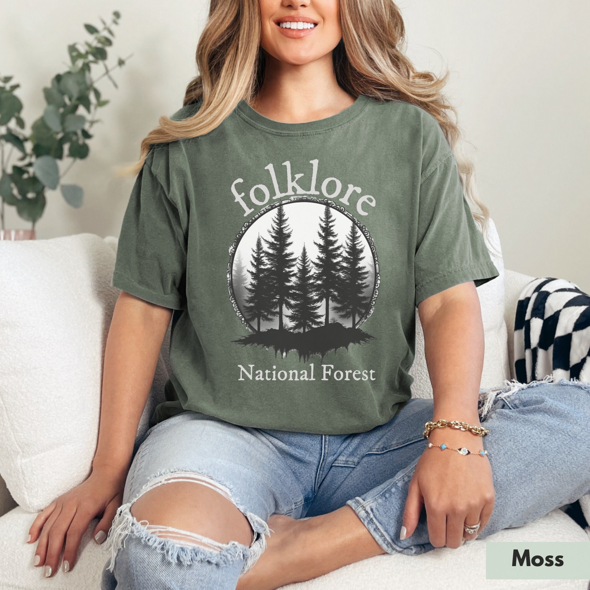Folklore National Forest Shirt, Trendy Folklore Shirt, Comfort Colors ...
