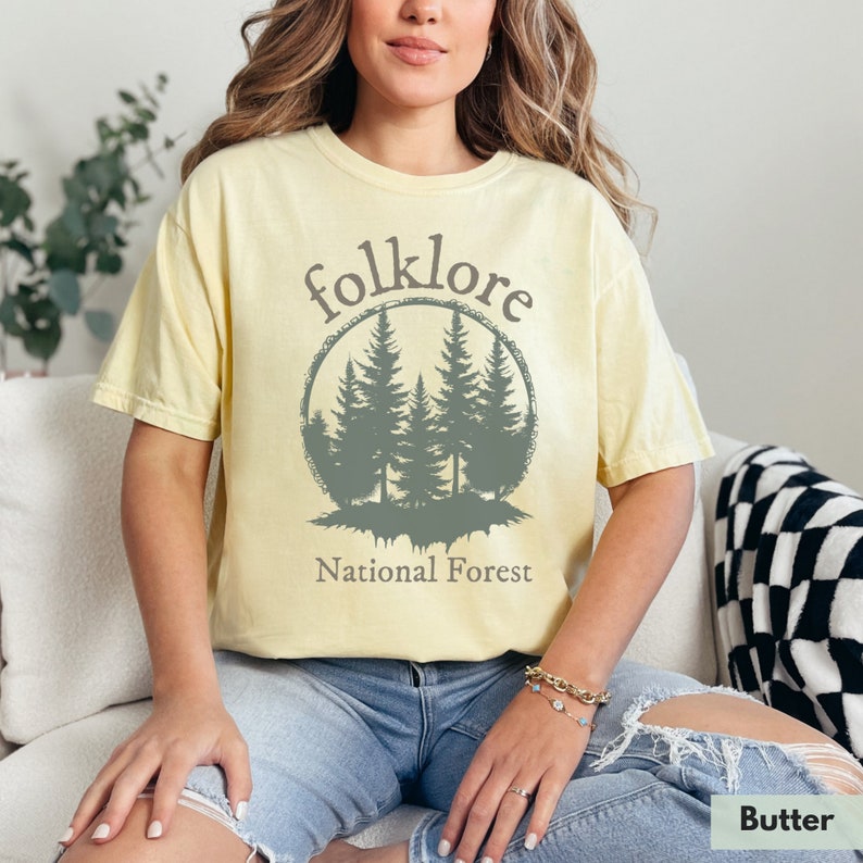 Folklore National Forest Shirt, Trendy Folklore Shirt, Comfort Colors ...